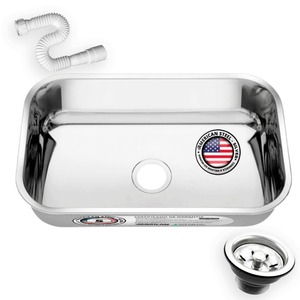 Cuba Pia Numero 2 Cozinha Inox 56x34x17 + Válvula | Black Friday Leroy ...