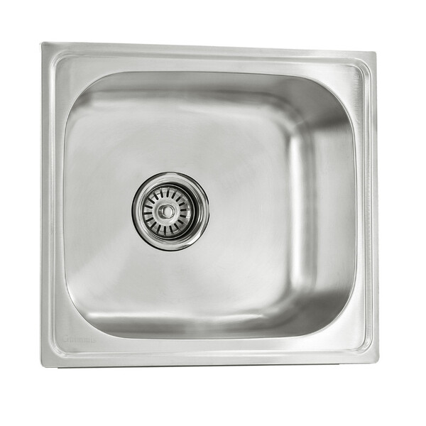 Cuba Simples Em Inox Escovado De Sobrepor Guimmis.casa | Leroy Merlin