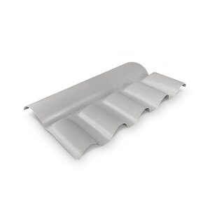 Cumeeira Articulada PVC Colonial 88cm Lux Telhas Cinza | Leroy Merlin