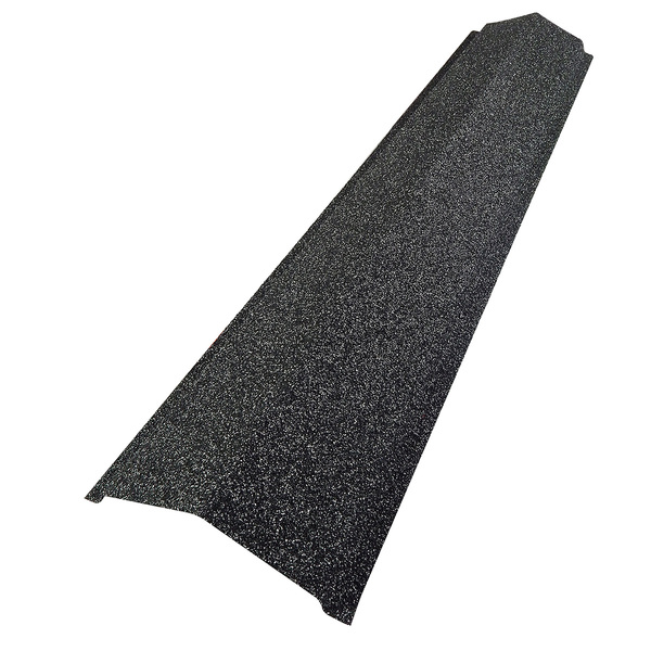 Cumeeira Cerâmica Gravilhada 25x120cm Preta Euro Telhas | Leroy Merlin