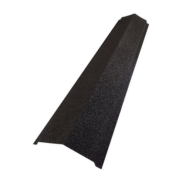 Cumeeira Cerâmica Gravilhada 25x120cm Preta Euro Telhas | Leroy Merlin