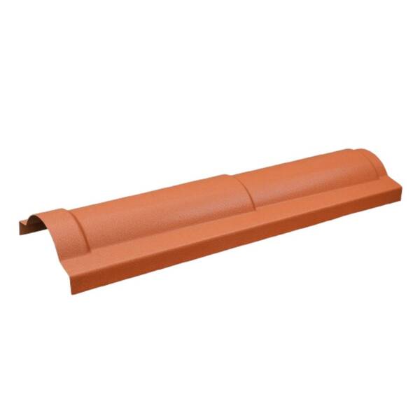 Cumeeira Plástico Onda Alta 0,04x0,28cm 2mm Terracota Lux Telhas ...