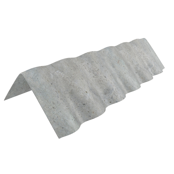 Cumeeira de Fibrocimento Shed Direita 28x110cm Cinza Brasilit | Leroy ...