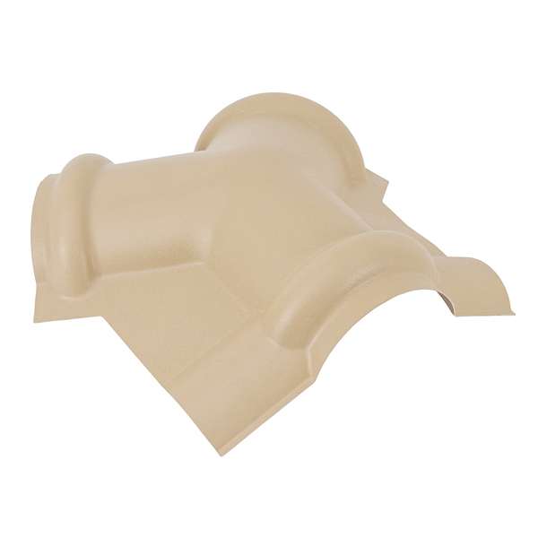 Cumeeira de PVC Plan Triangular 41x51cm Marfim Permatti | Leroy Merlin