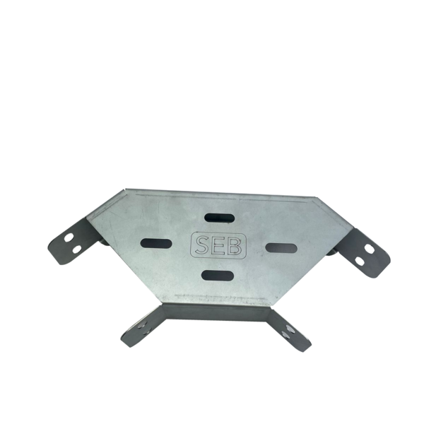 Curva horizontal 90º eletrocalha perfurada 300x100mm pré zincado seb ...