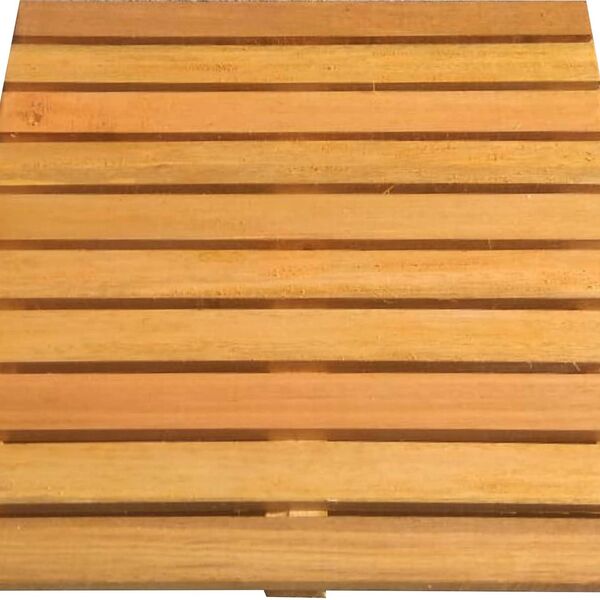 Deck De Madeira Modular 50x50 Cm Com Pintura Neonx - Osmocolor Natural ...