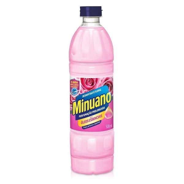 Desinfetante Minuano Floral 500ml - Embalagem Com 24 Unidades | Leroy ...