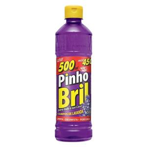 Desinfetante Pinho Bril Campos Lavanda Leve 500ml Pague 450ml | Leroy ...