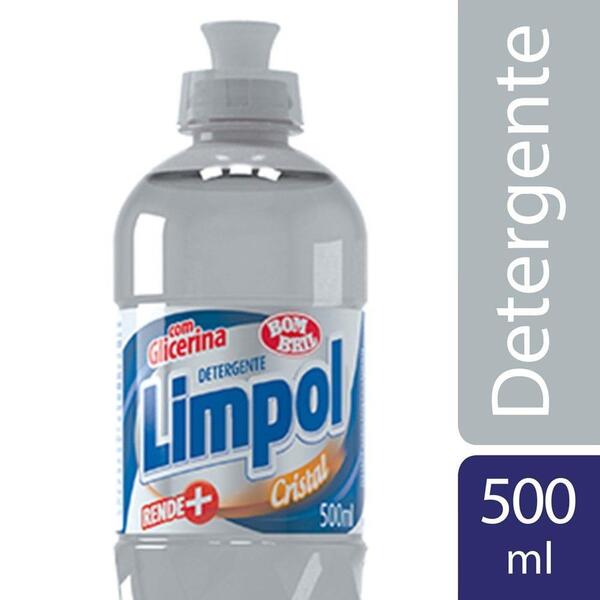 Detergente Limpol Natural Cristal 500ml - Embalagem Com 24 Unidades ...