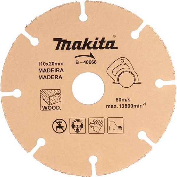 Disco De Corte (madeira) P/serra Marmore Makita B-40668 | Leroy Merlin