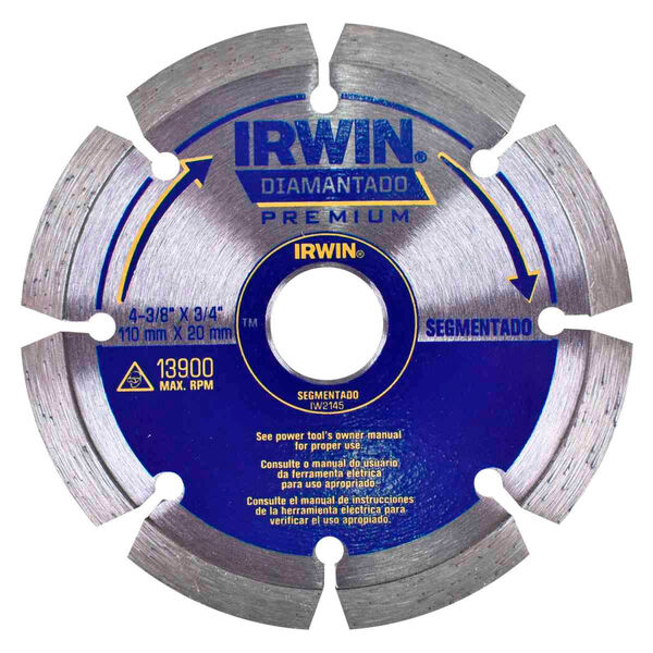 Disco Diamantado Segmentado 110mm Irwin Iw2145 | Leroy Merlin
