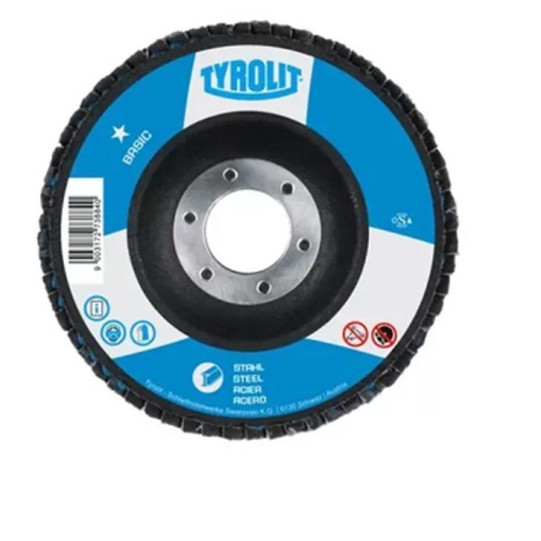 Disco Flap 27cla 115x22,23 Za60q-b Tyrolit Kit C/ 10 Pçs | Leroy Merlin