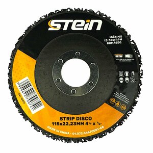 Disco Strip Stein 115 mm (4,5') X 22,2 mm – Limpeza De Tinta, Ferrugem ...
