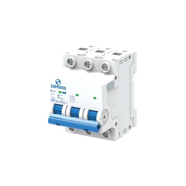 Disjuntor Din Iec60898 6ka 3x63a | Leroy Merlin
