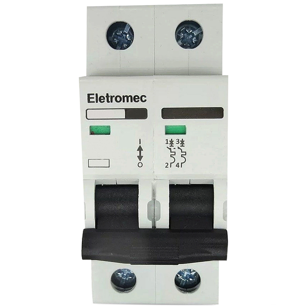 Disjuntor Mini Din Bipolar 25a Curva C 3ka 400/440v | Leroy Merlin