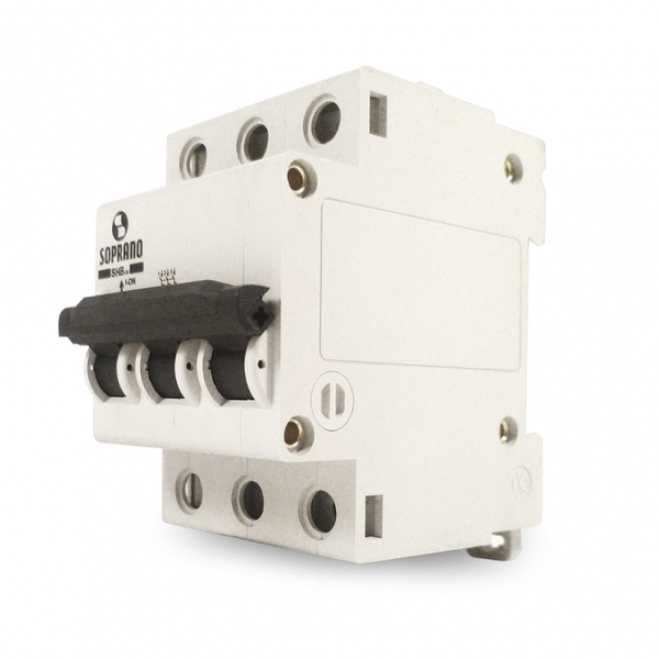 Disjuntor Soprano Din Tripolar Curva C 10a | Leroy Merlin