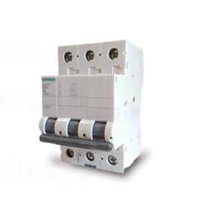 Disjuntor Tripolar 3p Curva C 6a Din 5sl1 306-7mb Siemens | Leroy Merlin
