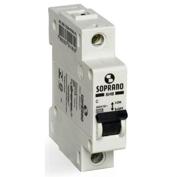 Disjuntor Soprano Din Unipolar Curva C 50a | Leroy Merlin