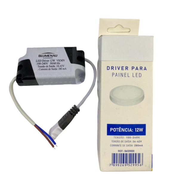 Driver Led Reator Para Placa De Led 12w Bivolt Blumenau | Leroy Merlin