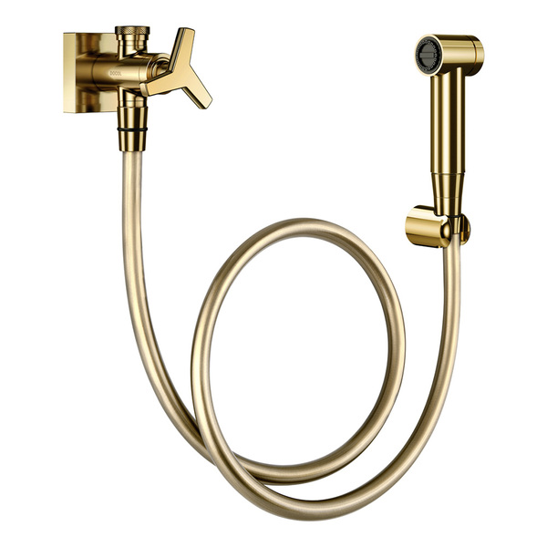 Ducha Higiênica Docol City 876943 Com Registro E Derivação Ouro Polido ...