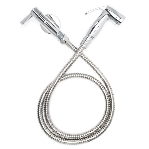 Ducha Higiênica Em Abs C34 Cromada Acionamento 1/4 Volta Del Metais ...