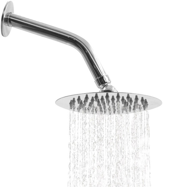 Ducha Redonda 8" Metal Cromado Mebuki | Leroy Merlin
