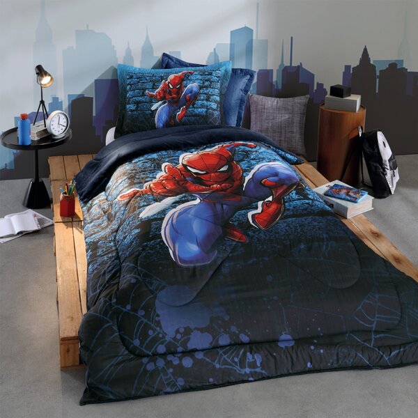 Edredom Cama Solteiro Homem Aranha 1,60m X 2,40m | Leroy Merlin