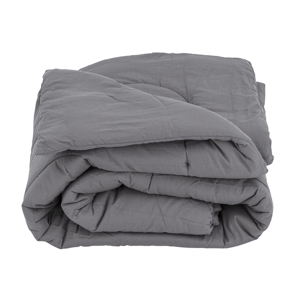 Edredom Casal King Size Liss 180 Fios Algodão Grafite Karsten | Leroy ...