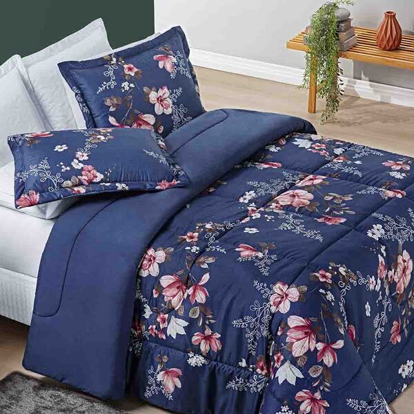 Edredom Coberdrom Michigam Super King Dupla Face - Encantada - 100% ...
