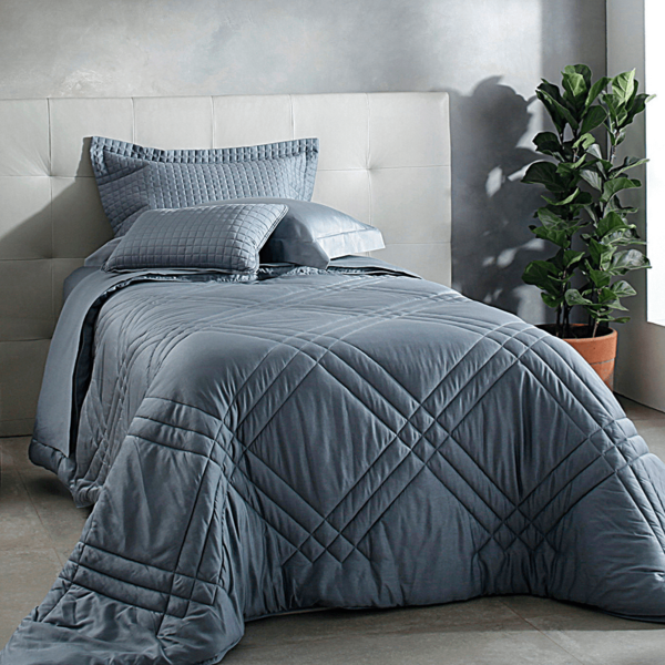 Edredom Solteiro Buddemeyer Vision Azul P.12 Solteiro | Leroy Merlin