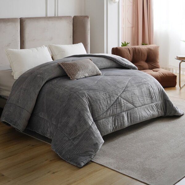 Edredom Solteiro Plush Dupla Face Toque Flannel Tessi | Leroy Merlin