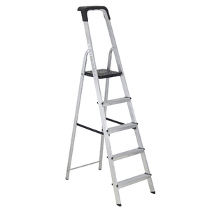 Escada 5 Degraus Metal 1,78m Pro 150kg Botafogo | Leroy Merlin