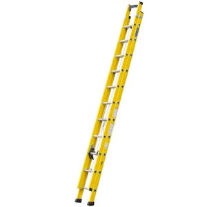 Escada Extensível 12 Degraus Fechada e 19 Aberta 1 Posição Alt.6m W ...