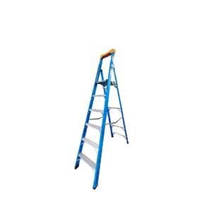 Escada Plataforma Aluminio Fibra Premium Altura Util 1,80m 5 Degraus ...