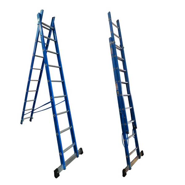 Escada Tesoura Extensível Alumínio Fibra Premium 2,80X5,00M - 9X16 ...