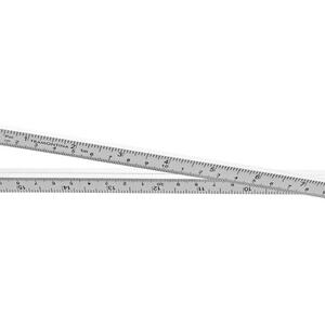 Escala Metrica De Fibra 1m Corpo Injetado Graduacao Em Milimetros E ...