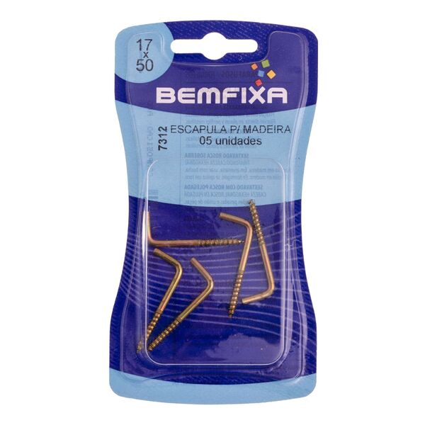 Escapula Rosca Madeira 17x50 Bicromatizada - Bemfixa | Leroy Merlin