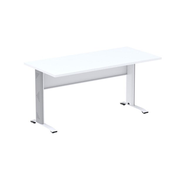 Escrivaninha Em Madeira 150cm X 60cm M150/60at Aretto Branco/cinza | Leroy Merlin