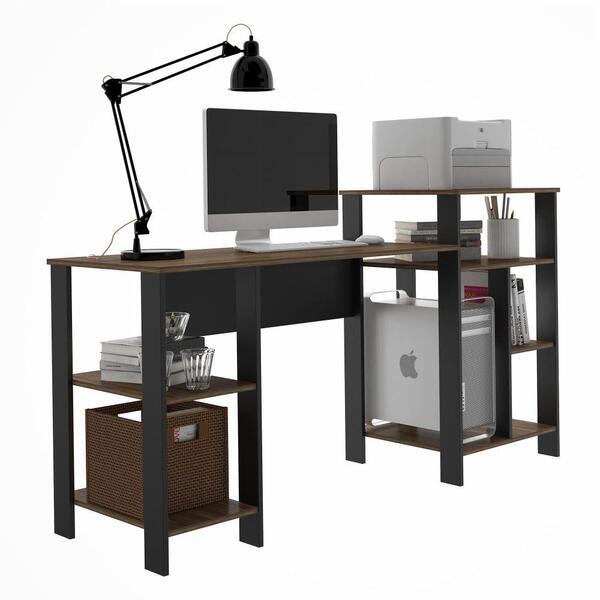 Escrivaninha Industrial Com Prateleira Master Affara | Leroy Merlin