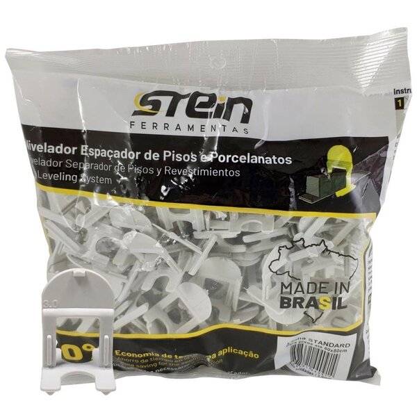 Espaçador Nivelador De Pisos E Porcelanatos Stein 3,0mm 100 Peças ...