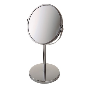 Espelho Aço Cromado Redondo Dupla Face de Aumento Classic Mor | Leroy ...