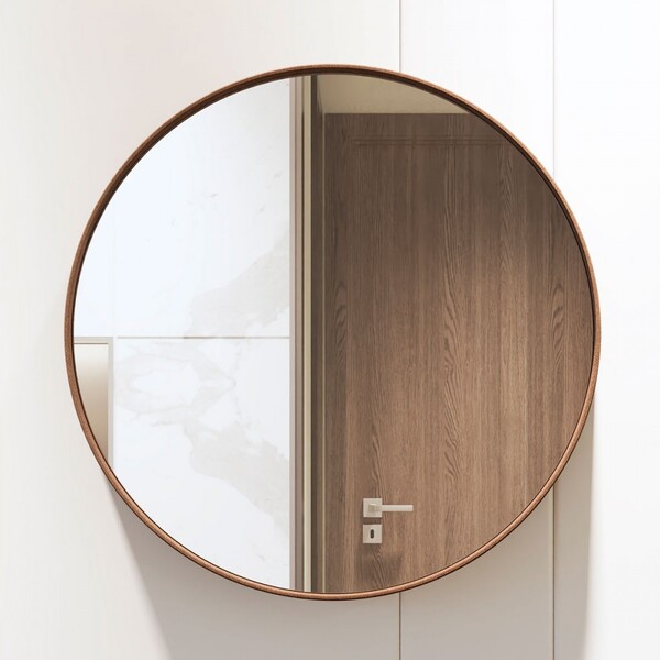 Espelho Decorativo Alamanda 35cm Castanho - Jb Bechara | Black Friday ...