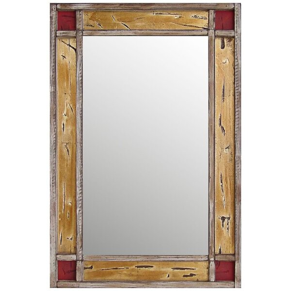 Espelho Decorativo Retangular Rústico Com Moldura 97cm X 77cm Decore ...