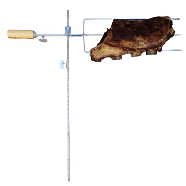 Espeto Para Fogo De Chão Giratório Reforçado 69 Cm | Leroy Merlin