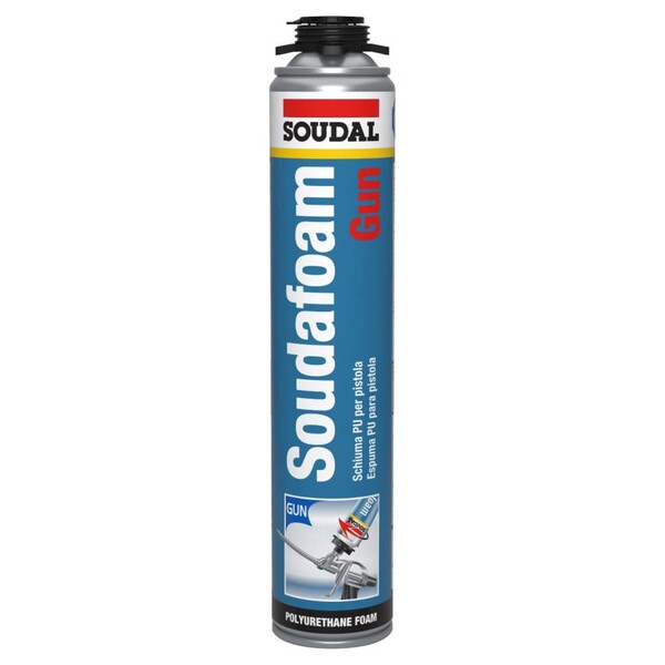Espuma Expansiva para uso com Pistola Profissional 750ml Souldal | Leroy Merlin