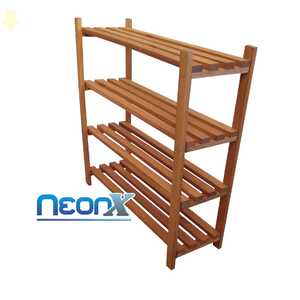 Estante Modular 4 Prateleiras Madeira 90x90x29 Cm Pintada Neonx ...