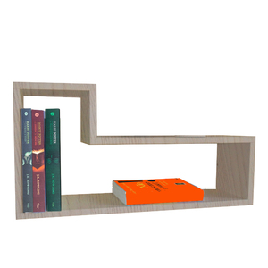 Estante Multiuso Moderna Formato Em "l" Em Mdf - Madeirado | Black ...