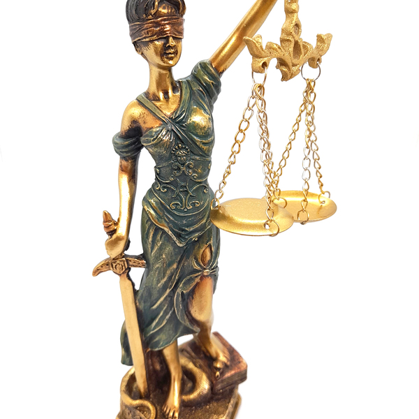 Estátua Dama Da Justiça Têmis Deusa 25 Cm Símbolo Do Direito | Leroy Merlin