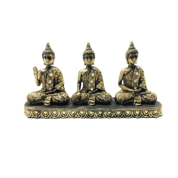 Estatueta De Resina Elby Buddha Sentado | Leroy Merlin