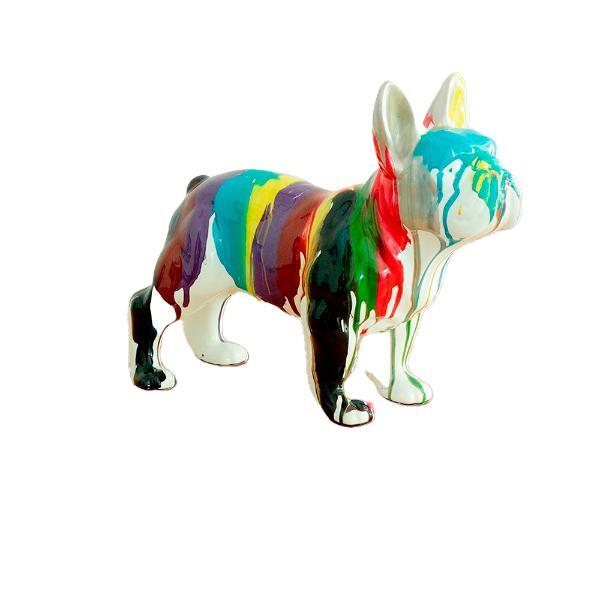 Estatueta De Resina Elby Cachorro 28cm Colorida | Leroy Merlin